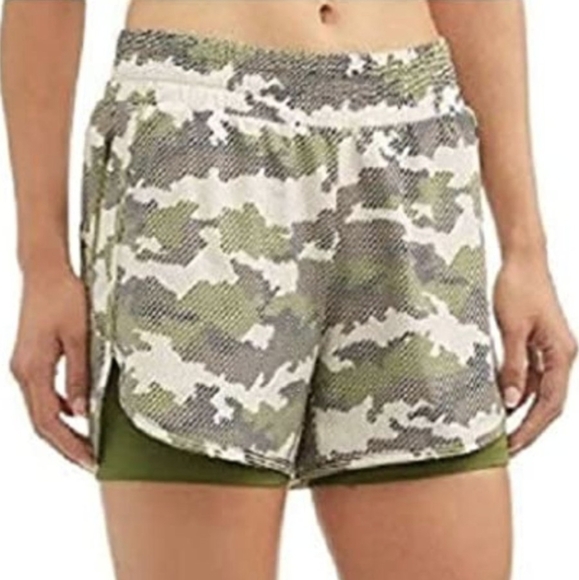 Avia | Shorts | Avia Athletic Shorts Active Running Camo Striped Lined ...